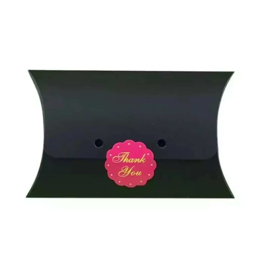 Custom Black Pillow Boxes - BoxHin Packaging